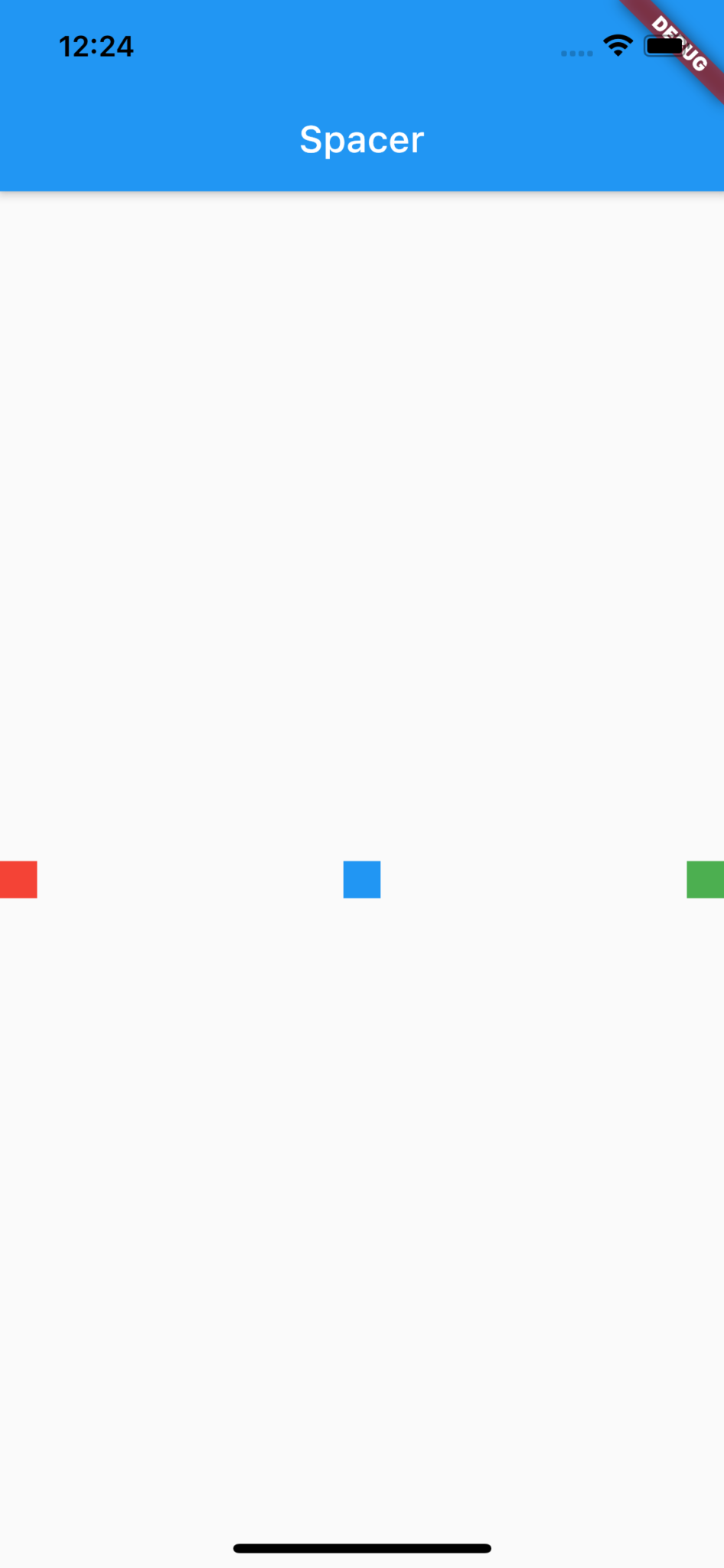 【Flutter】SpacerでWidget間の空白を超簡単に最適化する | 徒然なるままに技術
