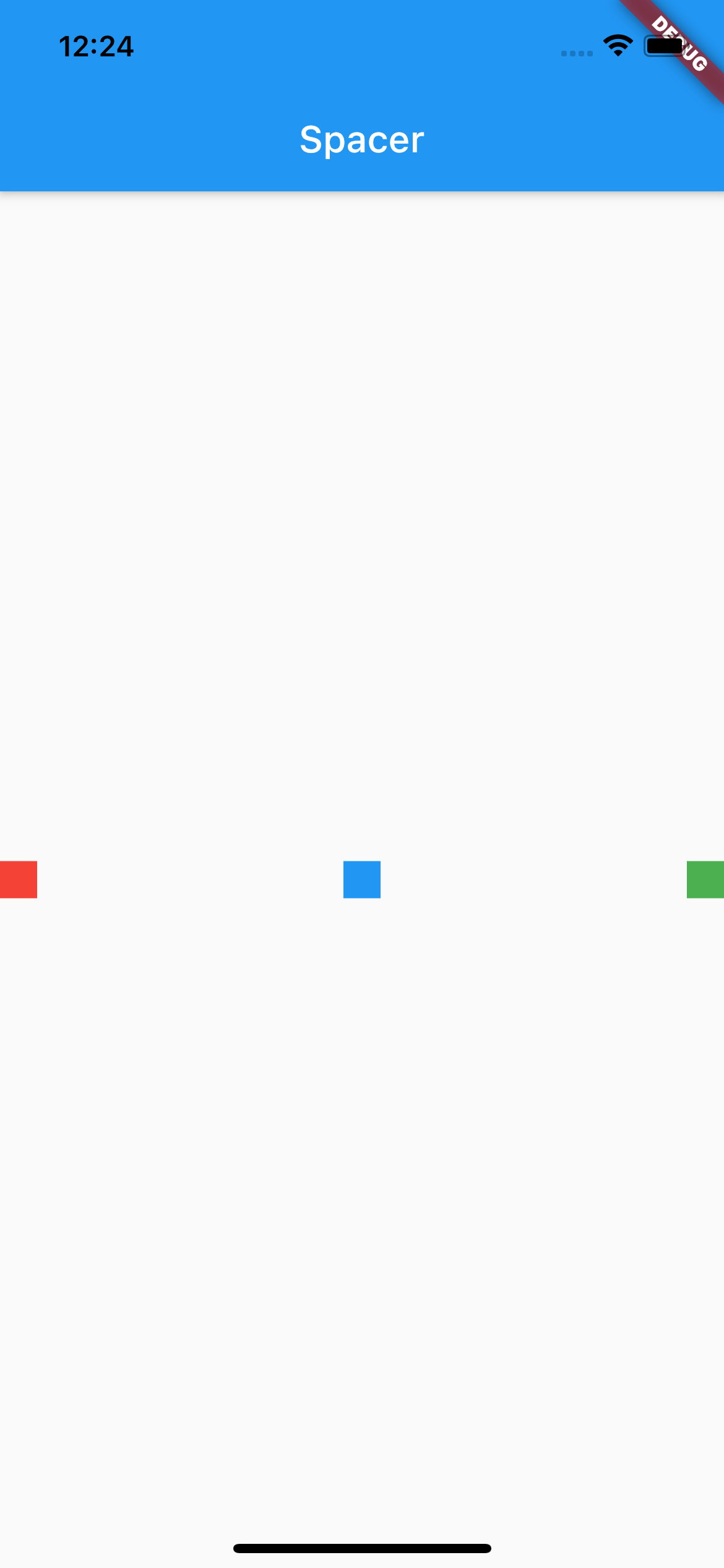 【Flutter】SpacerでWidget間の空白を超簡単に最適化する | 徒然なるままに技術