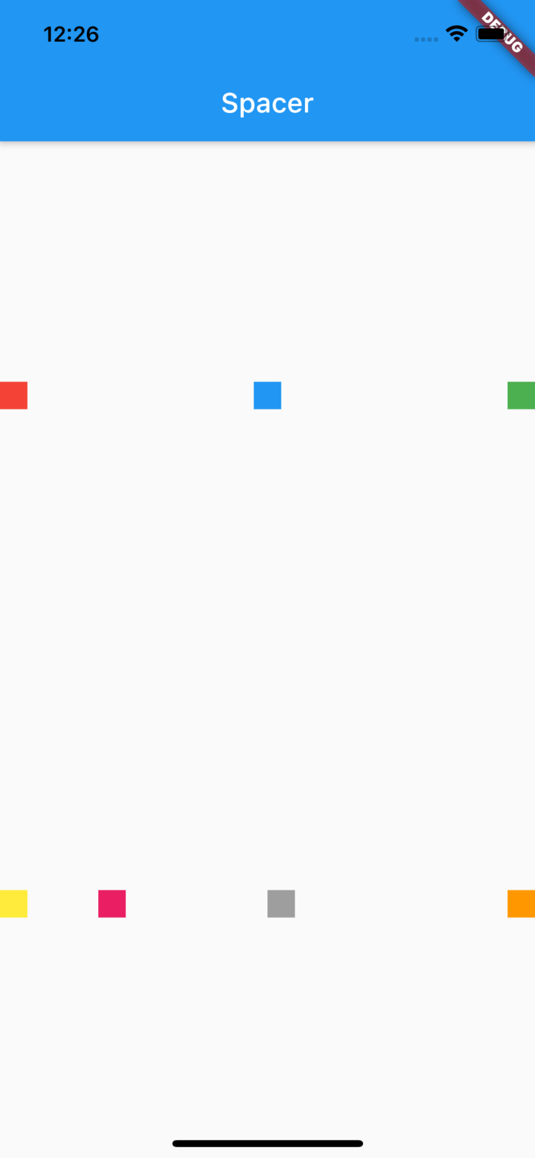 【Flutter】SpacerでWidget間の空白を超簡単に最適化する | 徒然なるままに技術